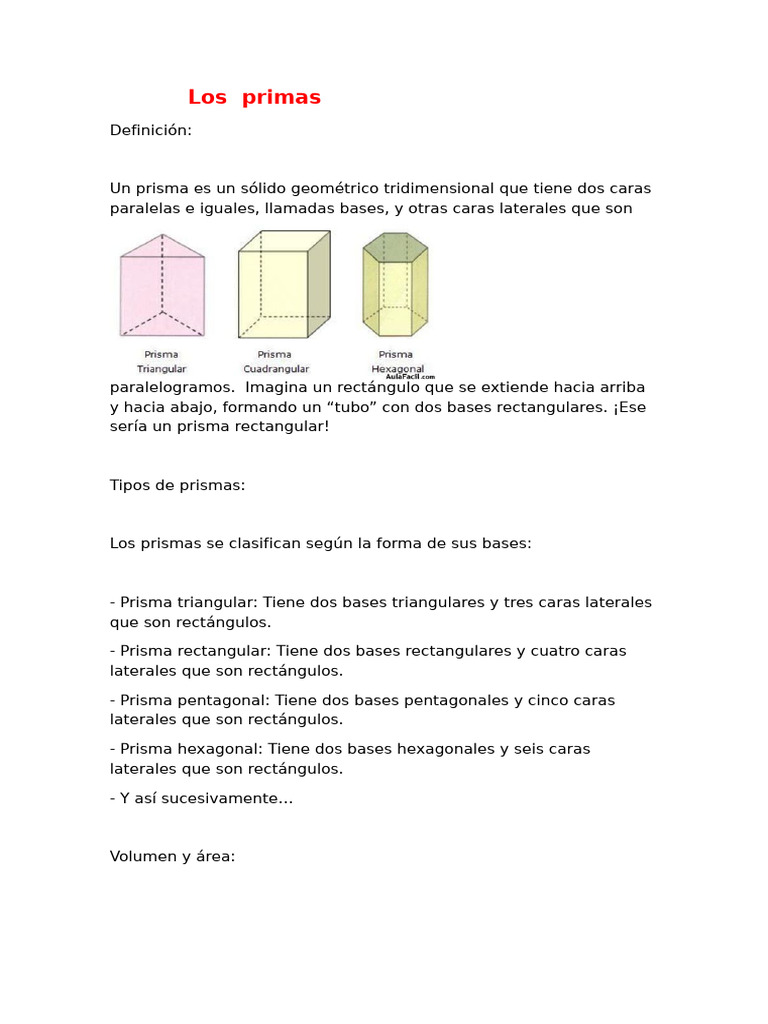 Prismas (Jhomilson Rafael Benavides) | PDF | Home & Garden