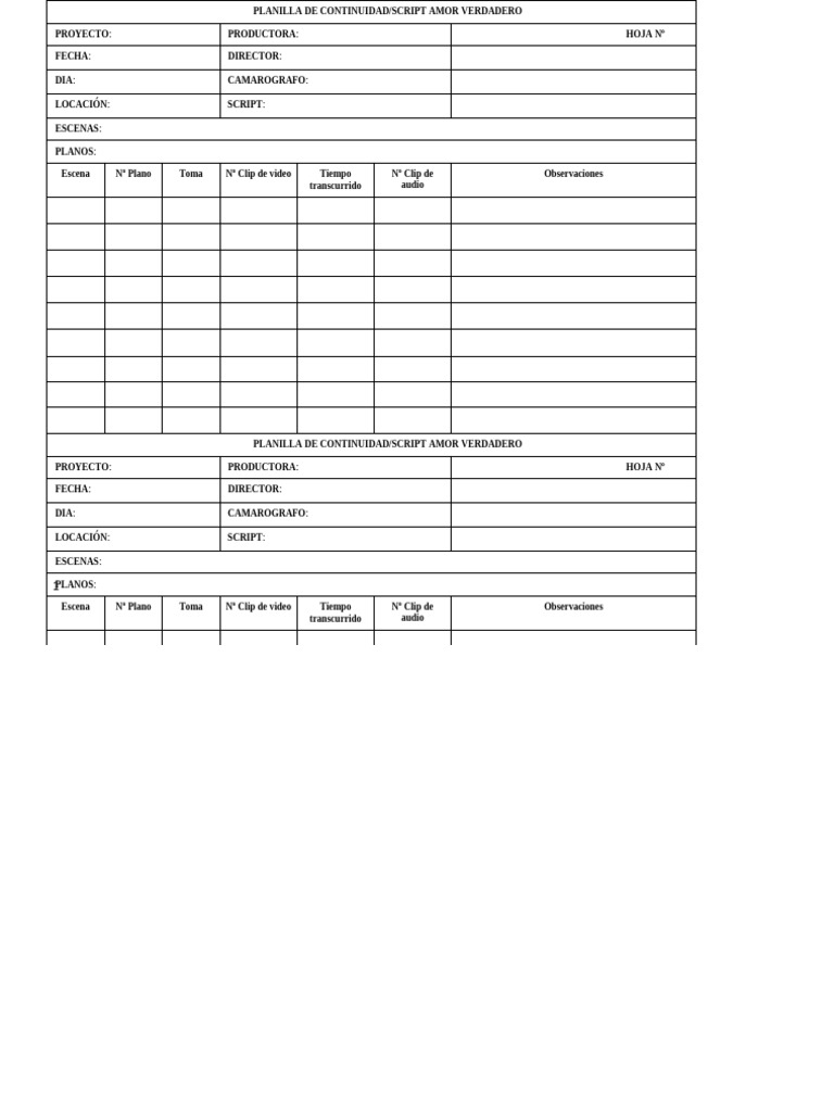 Formato Script Cine | PDF