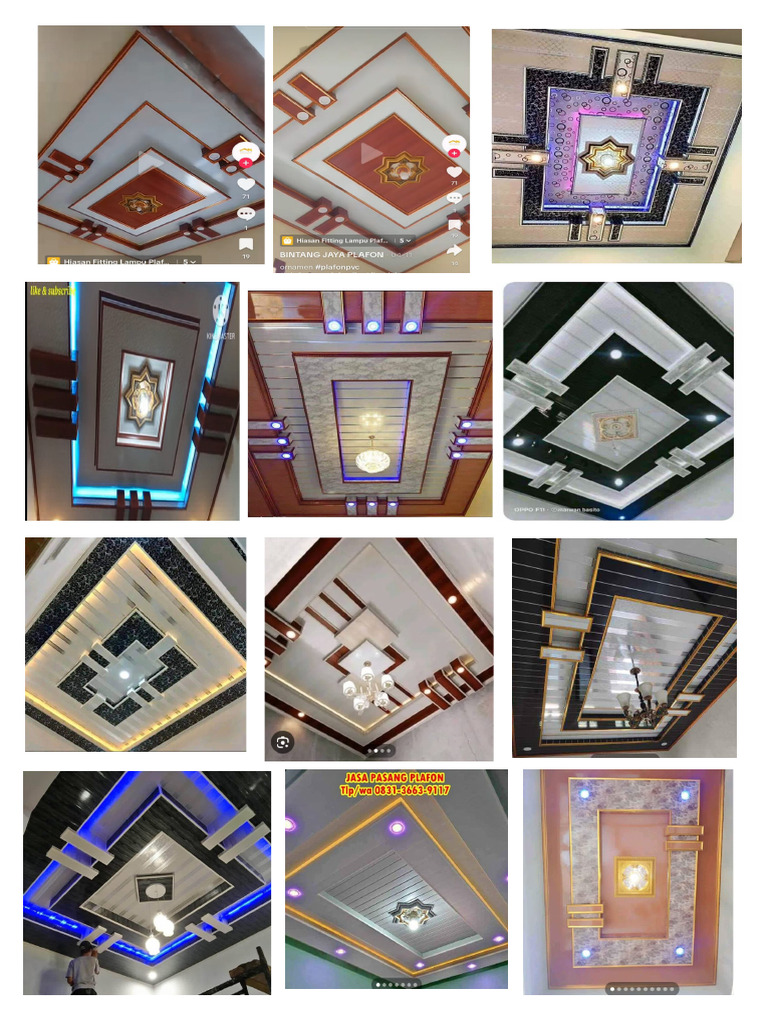 Model Plafon PVC | PDF