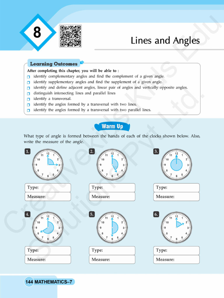 Lines and Angles | PDF