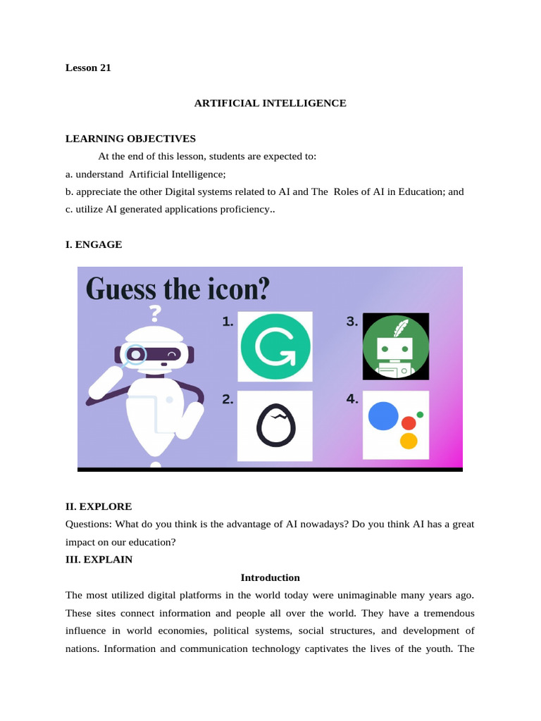 AI's Role in Modern Education | PDF | Artificial Intelligence | Computers