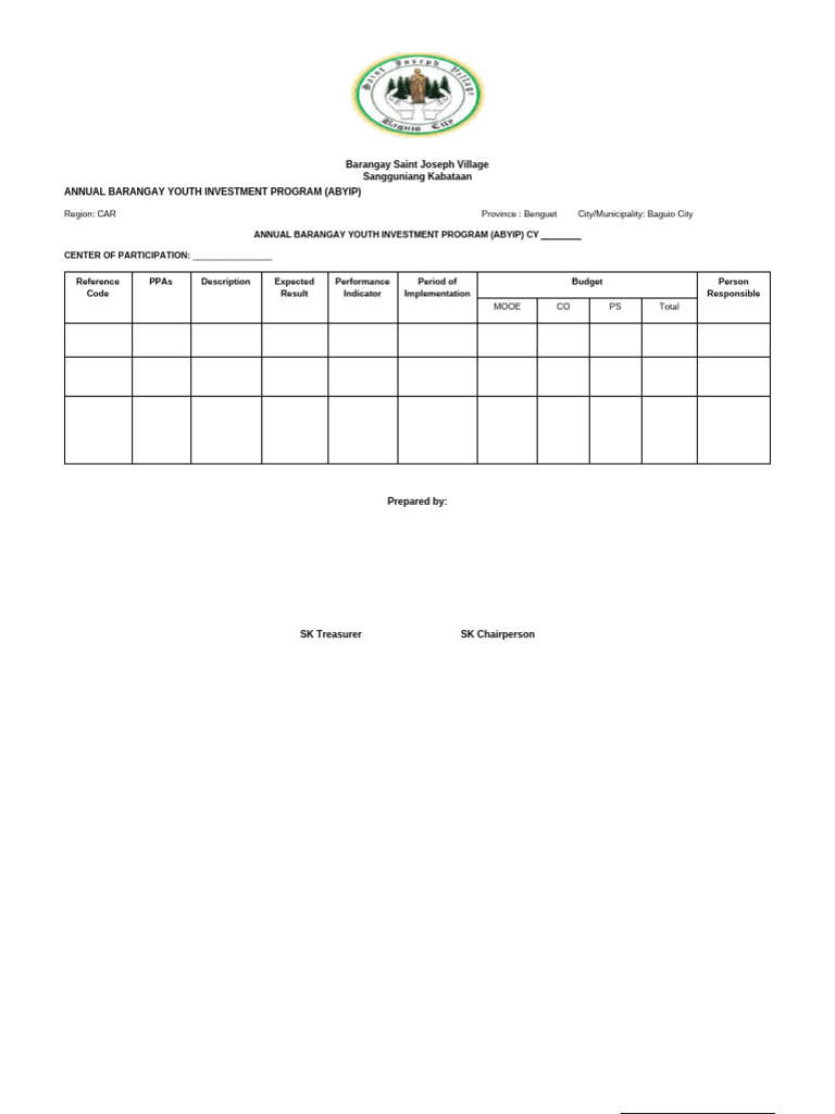 3.4 SK MC - ANNEX B ABYIP SK Full Public Disclosure - Template 1 | PDF