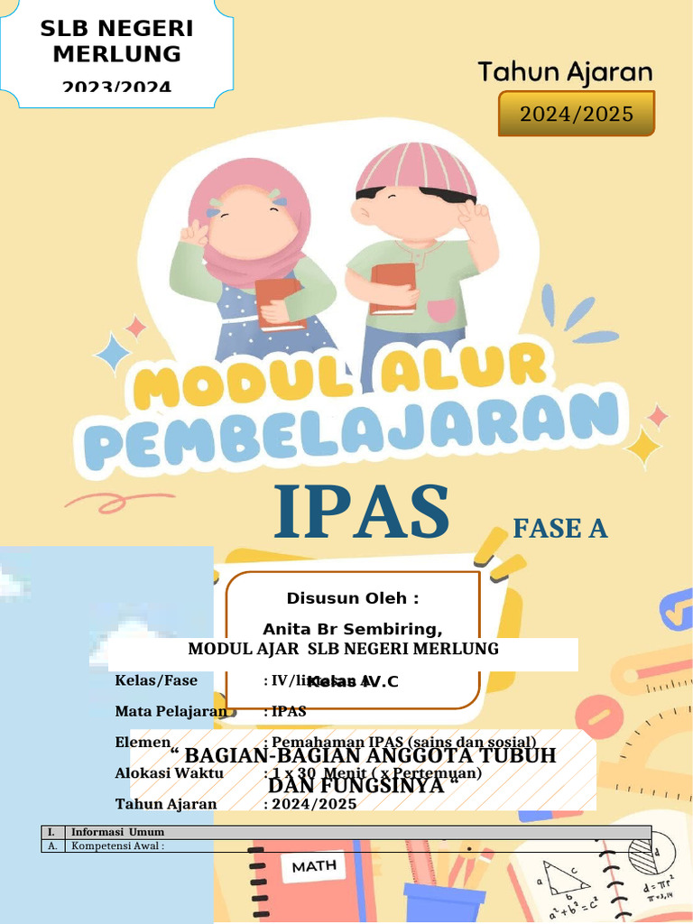 MODUL IPAS FASE A - Bagian 1 | PDF