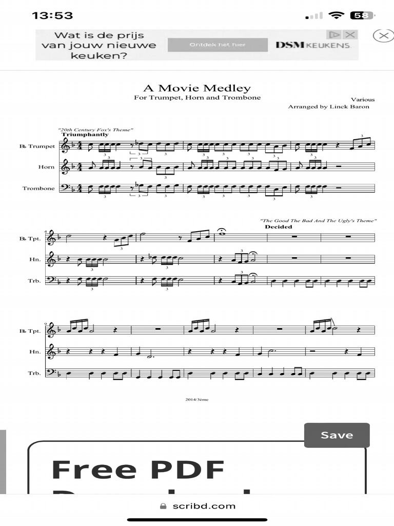 Trio Medley | PDF