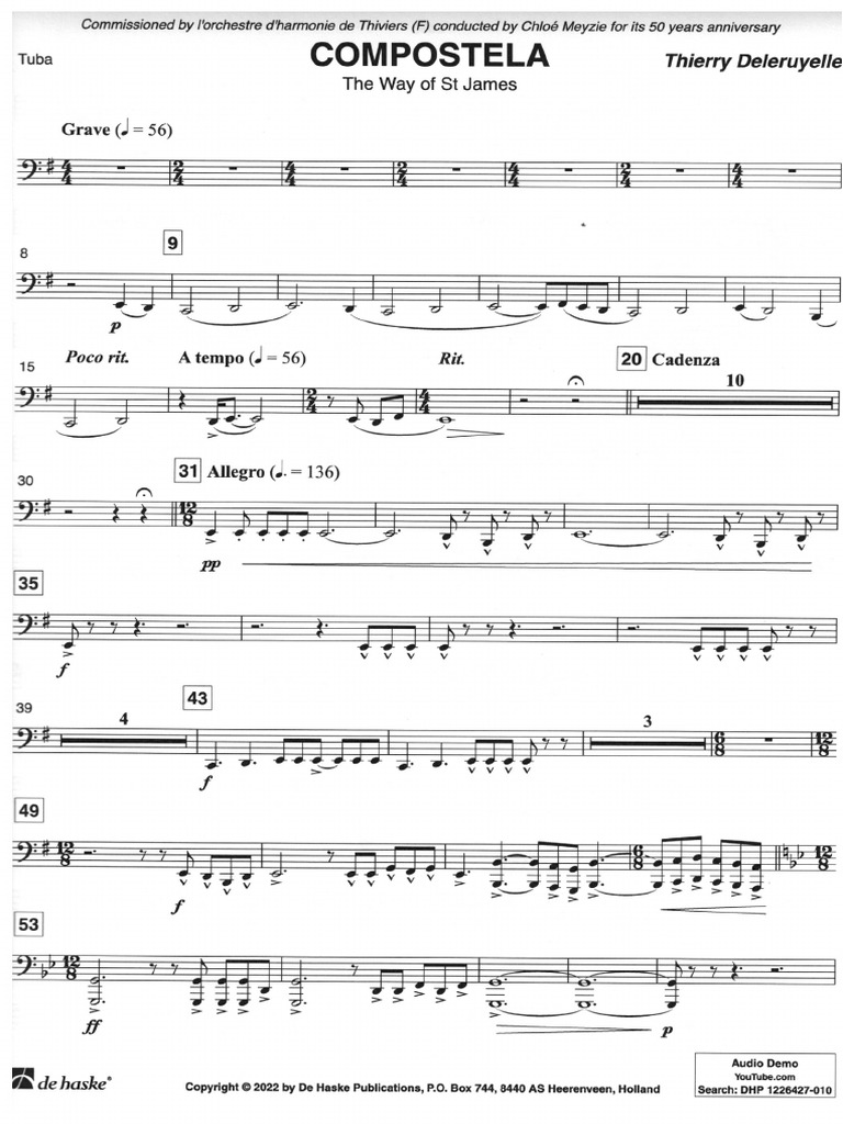 Compostela - Bas C | PDF