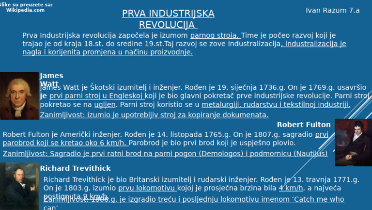 Prva Industrijska Revolucija | PDF