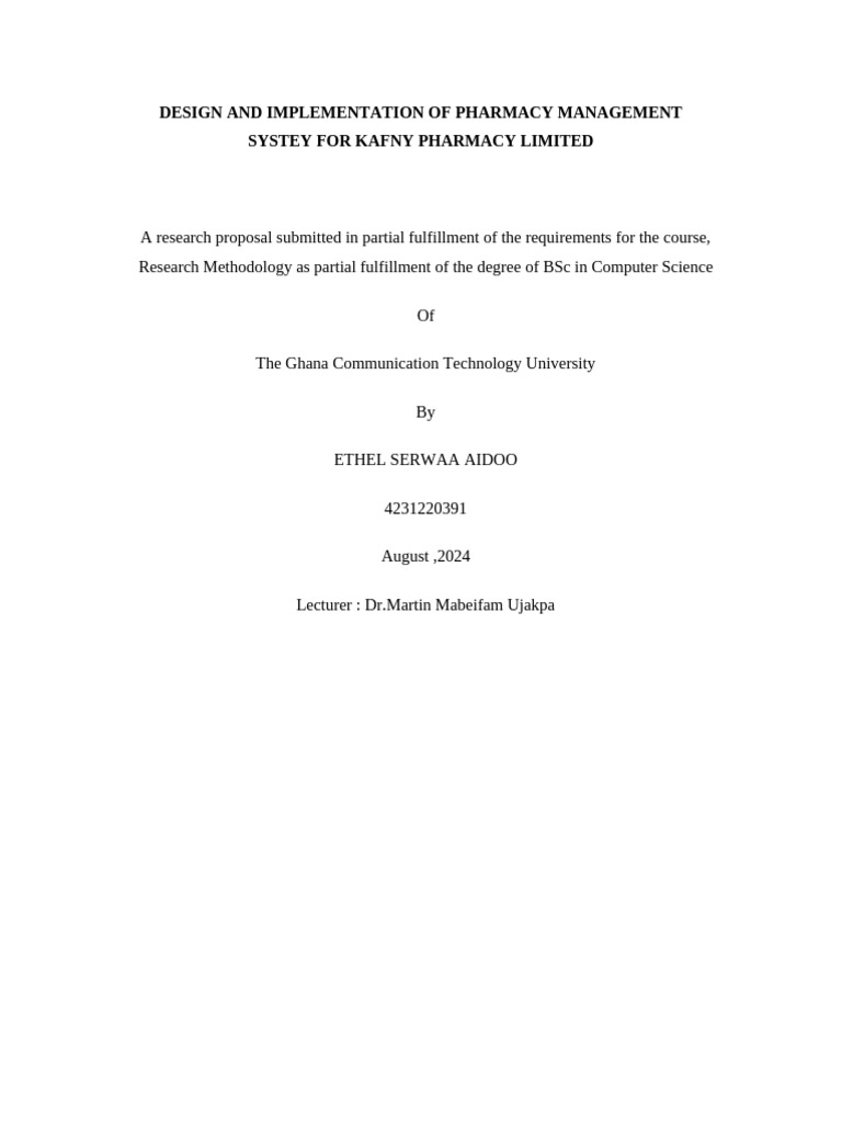 Pharmacy Management System 9 | PDF