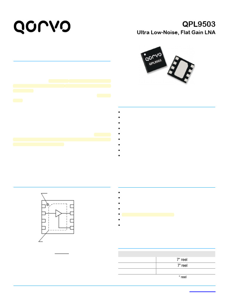 QPL9503 Data Sheet | PDF
