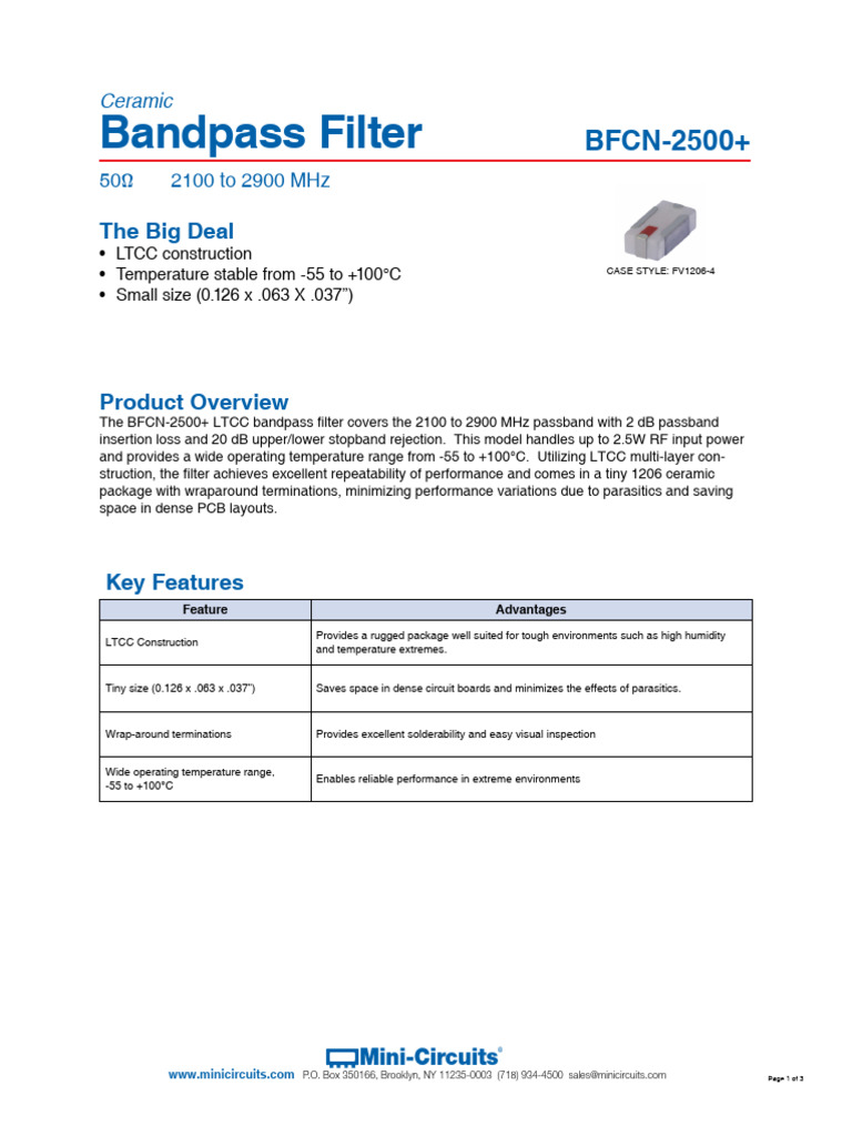 BFCN-2500+ (1) | PDF