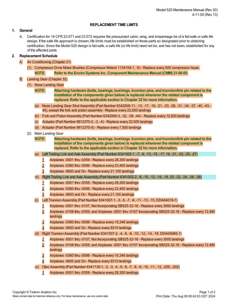 4-11-00 - Replacement Time Limits | PDF