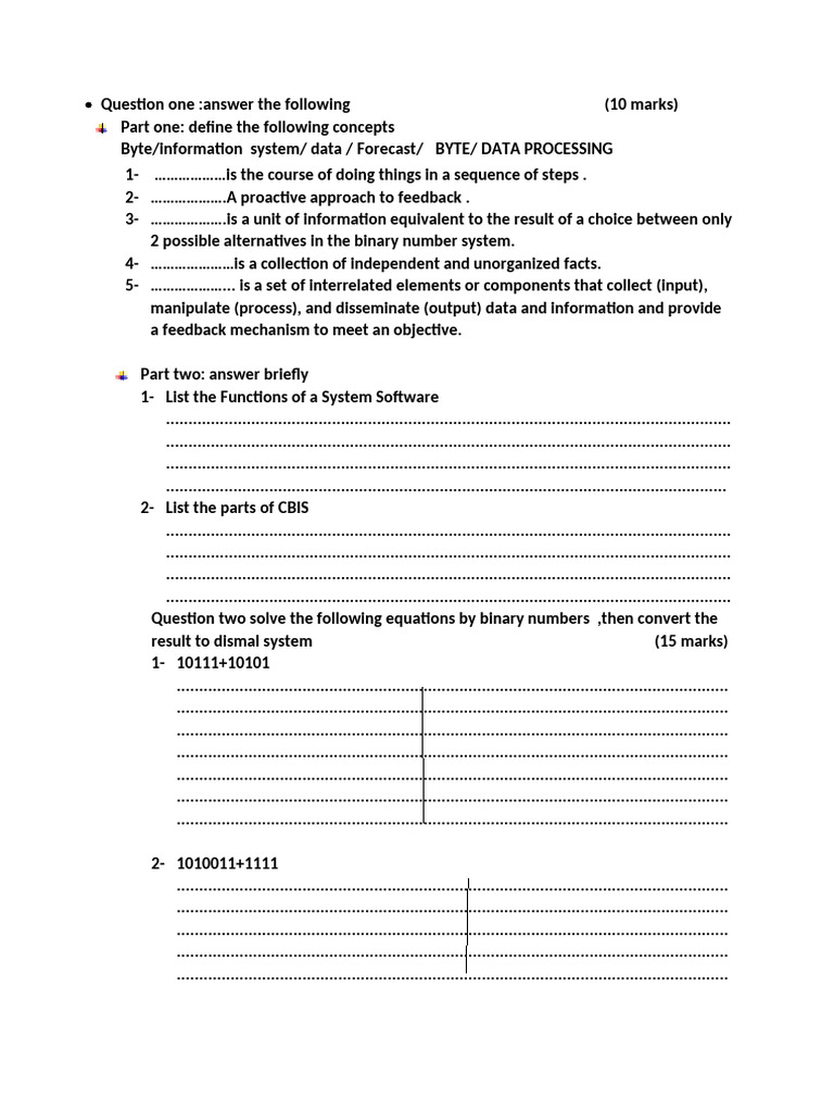 medTERM Computer Application 2 - Secand Year | PDF