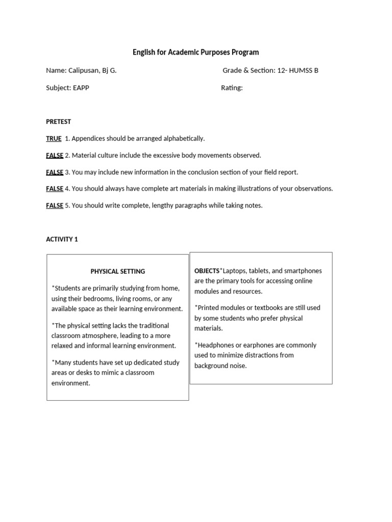 EAPP 2nd day | PDF EAPP 2nd day | PDF