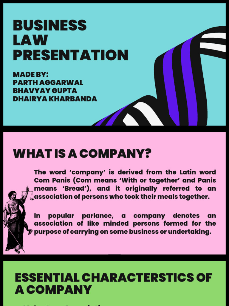 BUSINESS LAW PRESENTATION | PDF