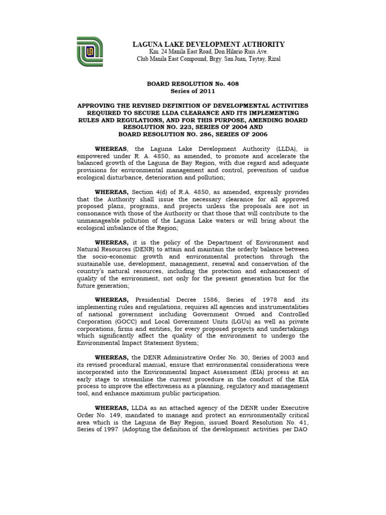 IRR To Secure LLDA Clearance | PDF