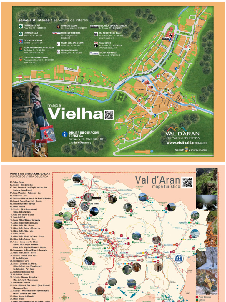 Mapa Vielha + Val D'aran | PDF