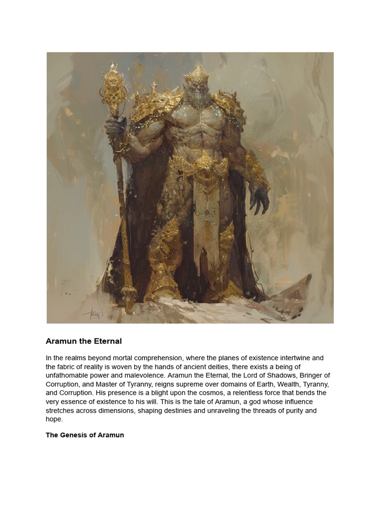 Aramun The Eternal | PDF