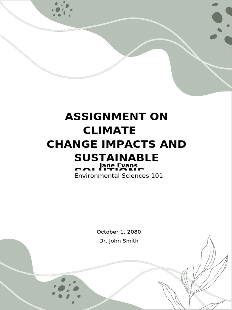 Aesthetic Assignment Template | PDF