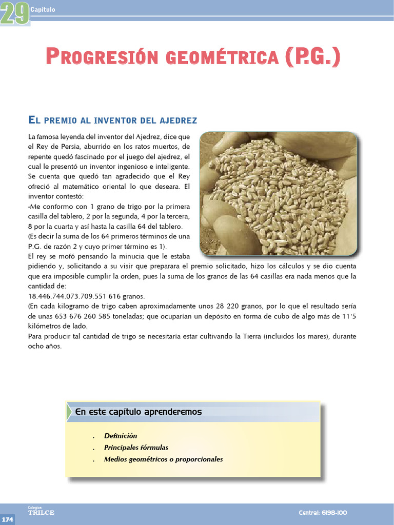 Tema 29 Progresion Geometrica | PDF