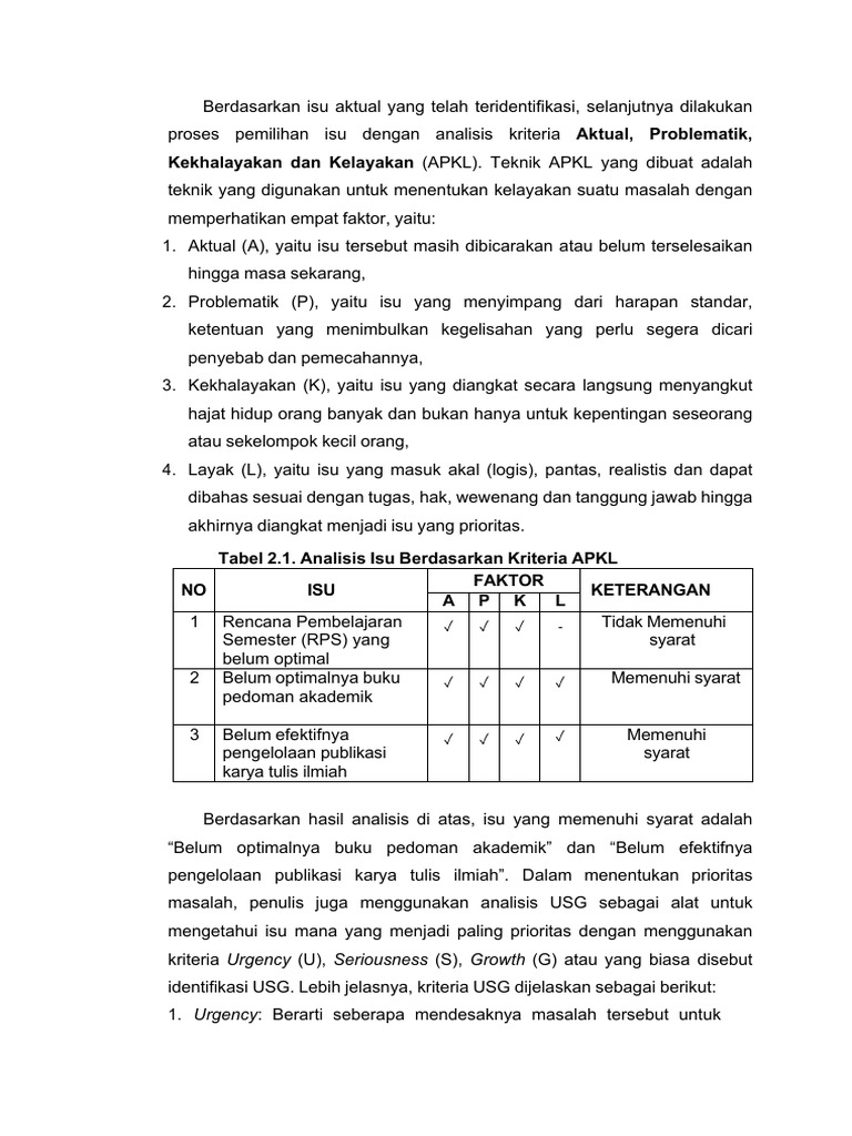 Tapis Isu Prioritas | PDF