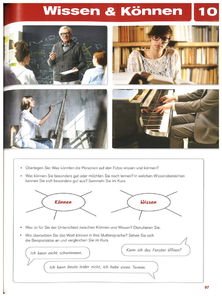 Lektion 10 - Wissen & Können | PDF