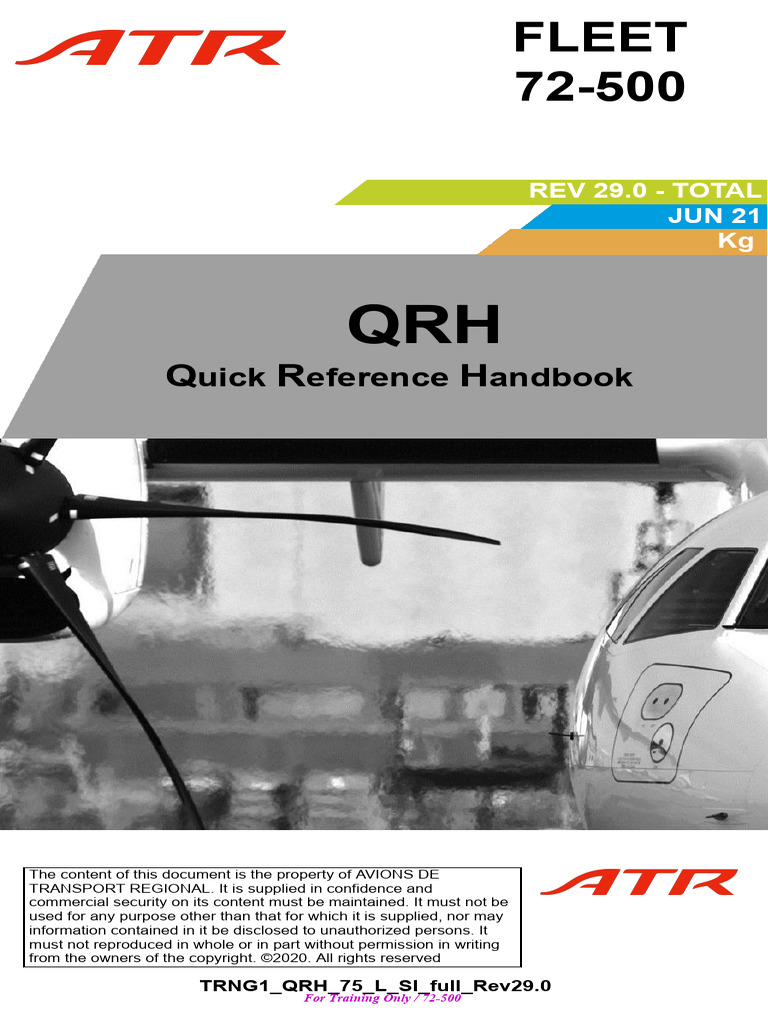 Atr42-500 QRH | PDF