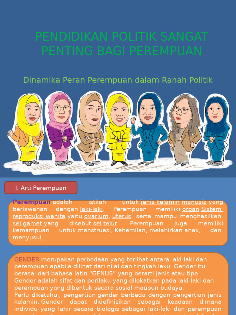 Power - Point - Pendidikan Politik Sangat Penting Bagi Perempuan | PDF