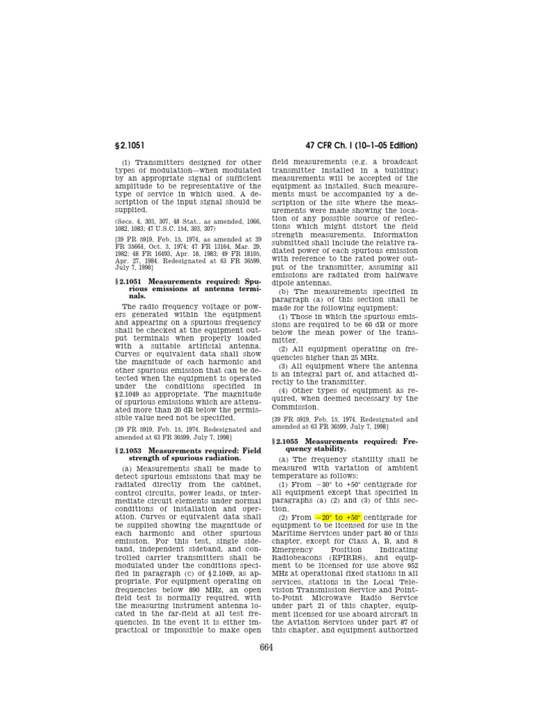 Part 2 (05) 2.1055 | PDF