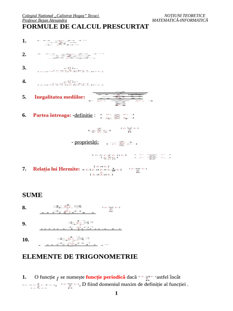Formule BAC M1 | PDF
