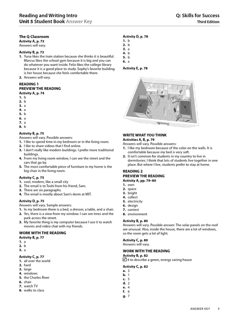 Q3e RW0 U05 AnswerKey | PDF