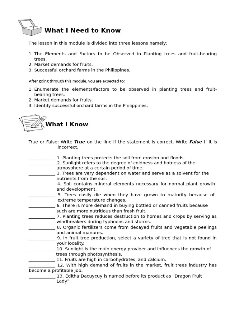 What I Need To Know | PDF
