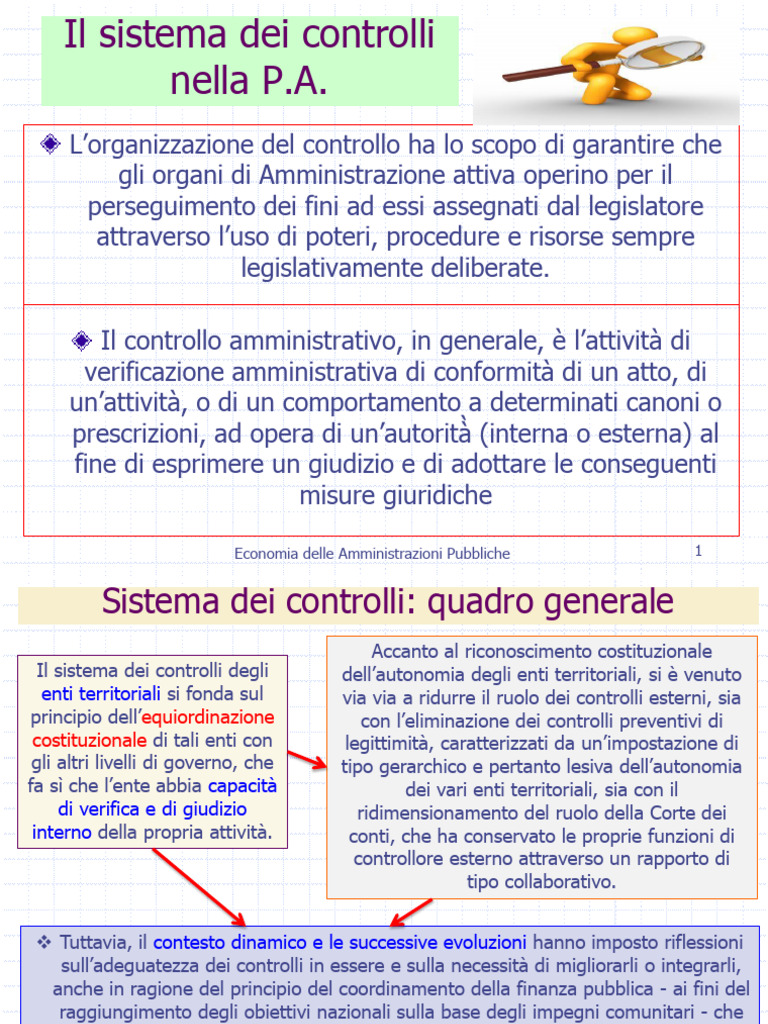 14 Il Sistema Dei Controlli | PDF
