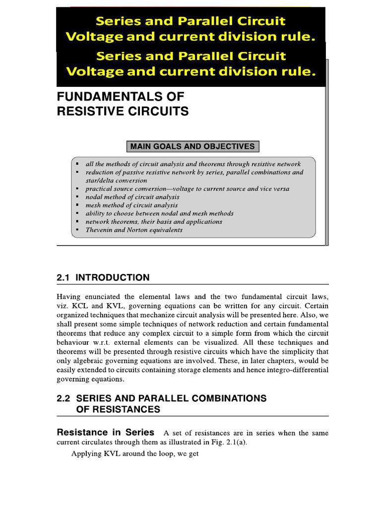 Series and Parallel | PDF