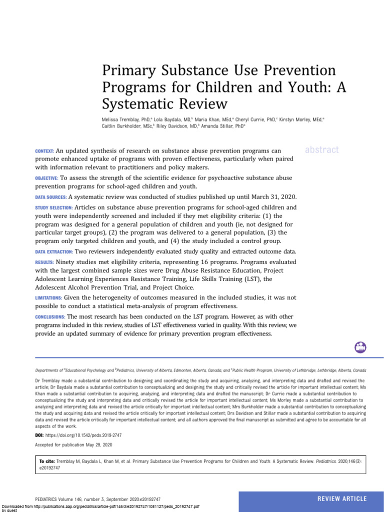 Annotation 4 (Prevention Program) | PDF