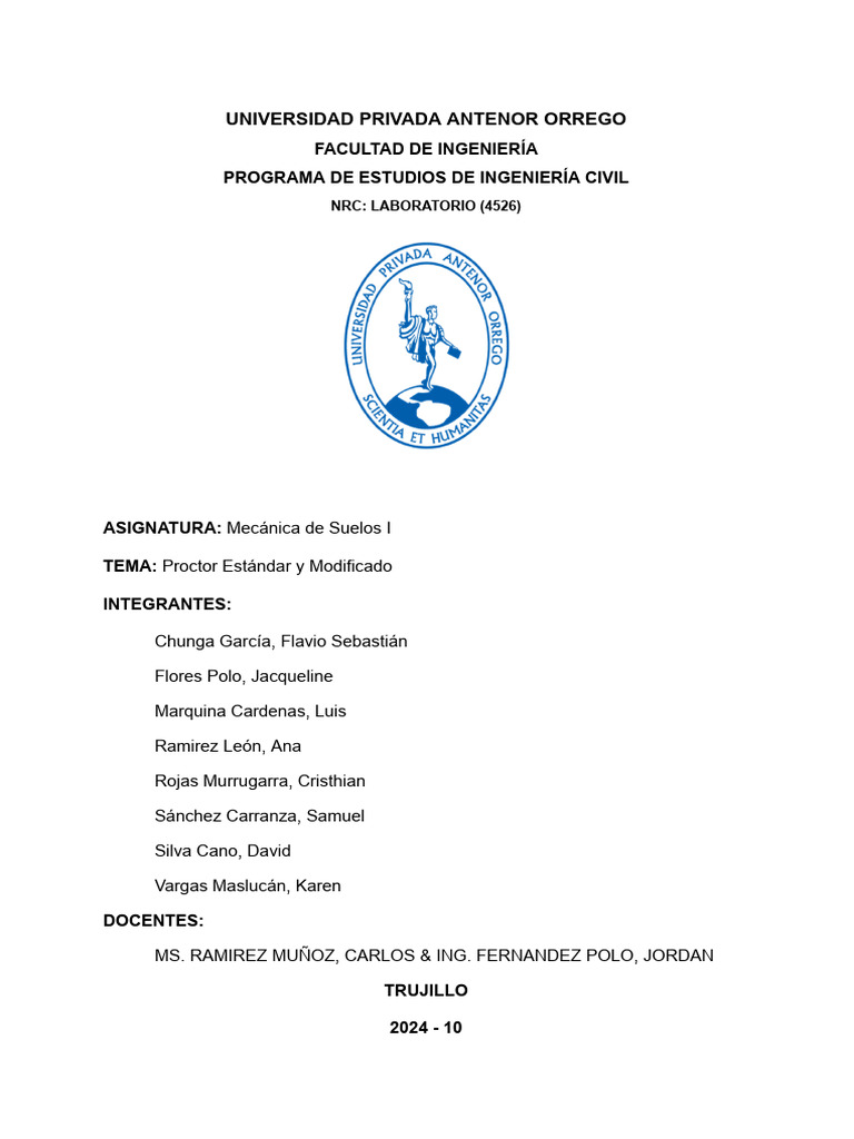 Ensayo Proctor | PDF