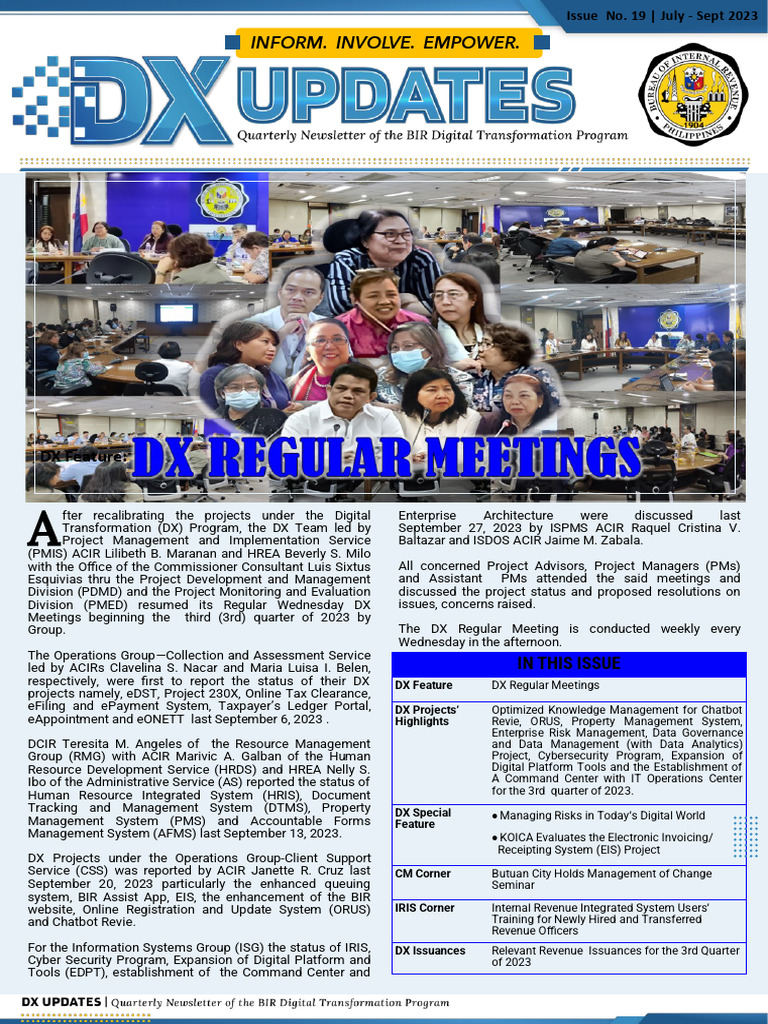 DX Updates Issue No. 19 July to September 2023 | PDF