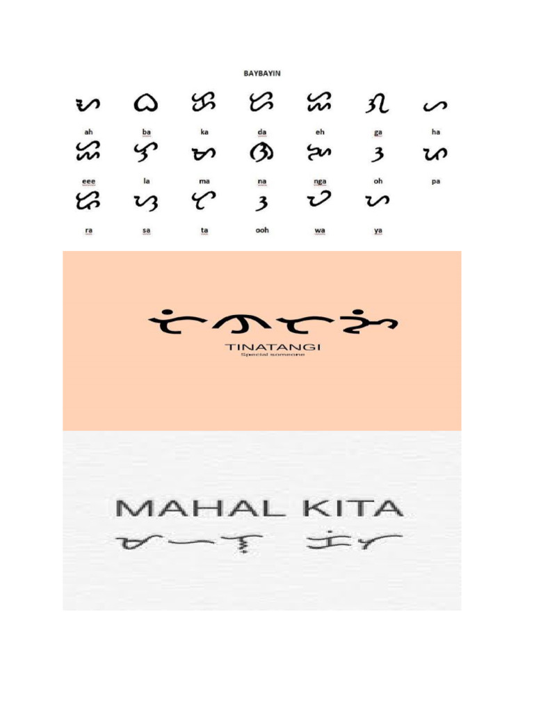BAYBAYIN | PDF