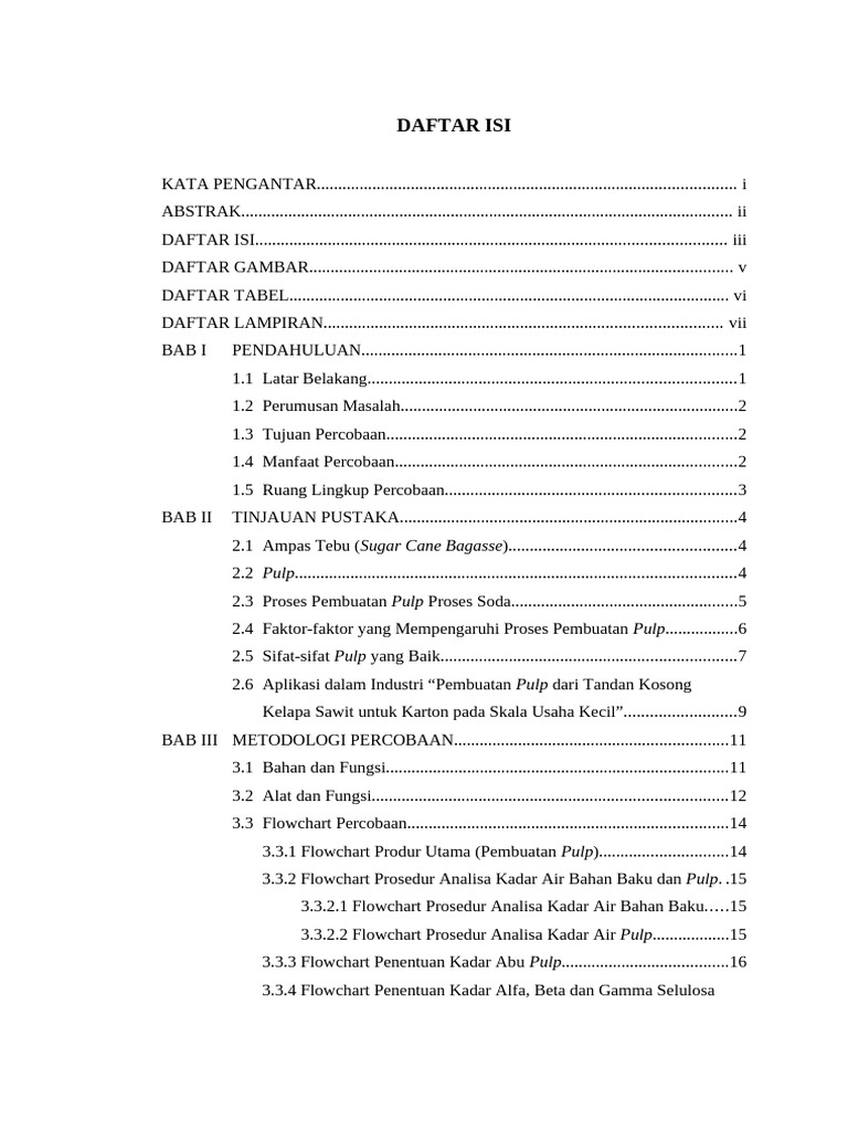 Daftar Isi | PDF