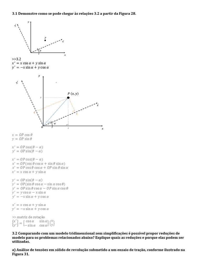 Lista de Exercícios Cap 3 - Revisada (Elementos Finintos) | PDF