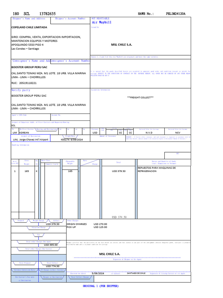 Hawb 536526 - PF | PDF