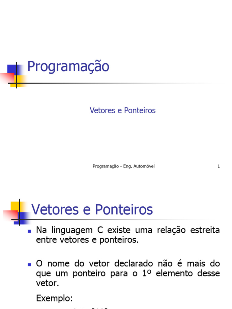 7_Ponteiros e Strings | PDF