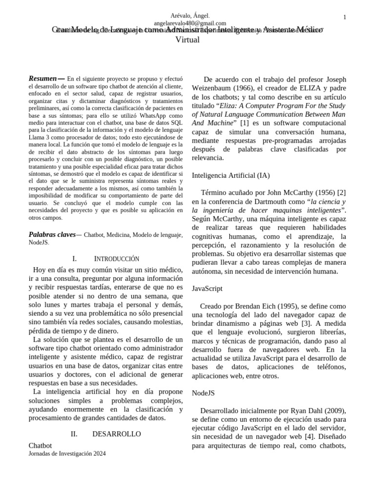 Articulo Angel Arevalo Revisado | PDF | Inteligencia artificial ...