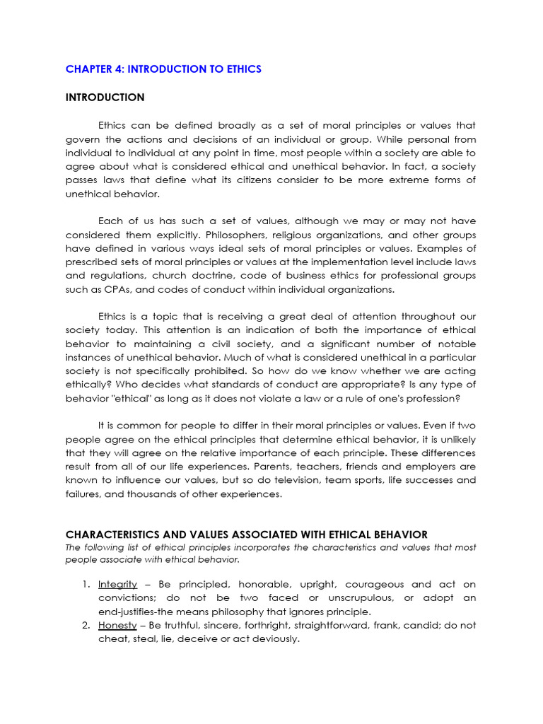 CH4_-INTRODUCTION-TO-ETHICS | PDF