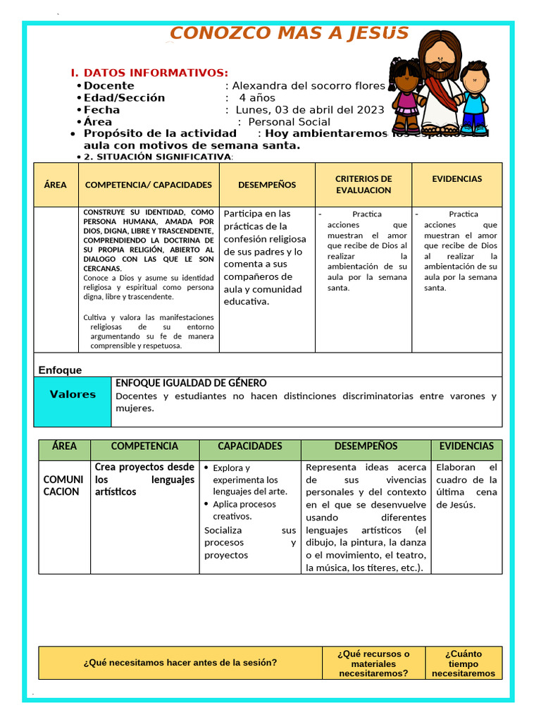 Actividades de Abril | PDF