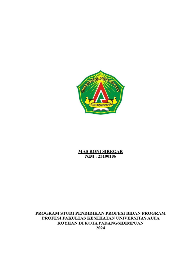 .Mas Roni Siregar, Coc | PDF