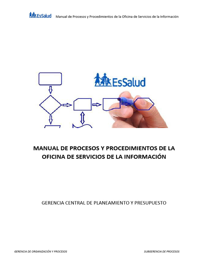 Manual de Procesos y Procedimientos de OSI | PDF