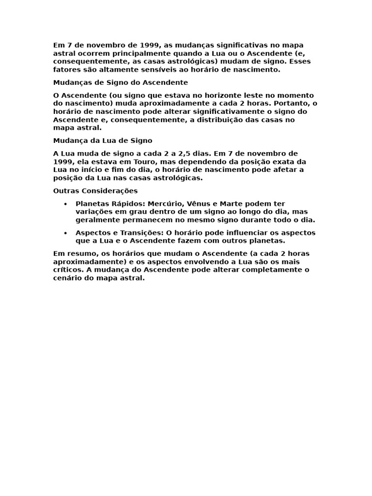 7 De Novembro Signo PDF