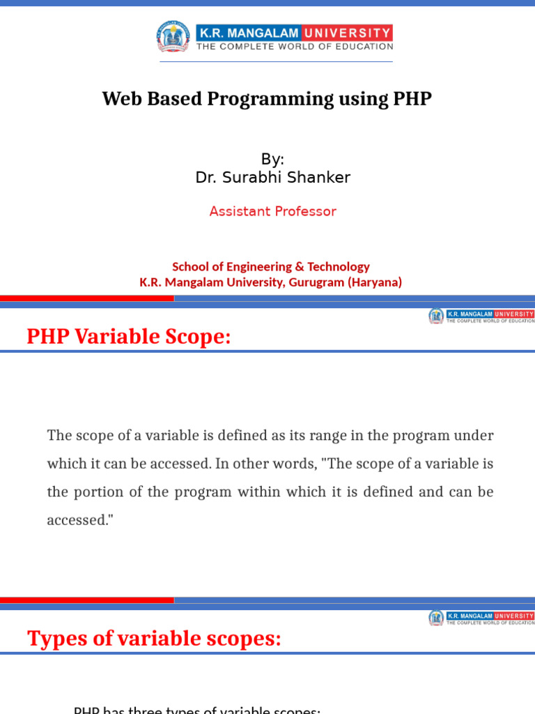 Session 9 PHP | PDF