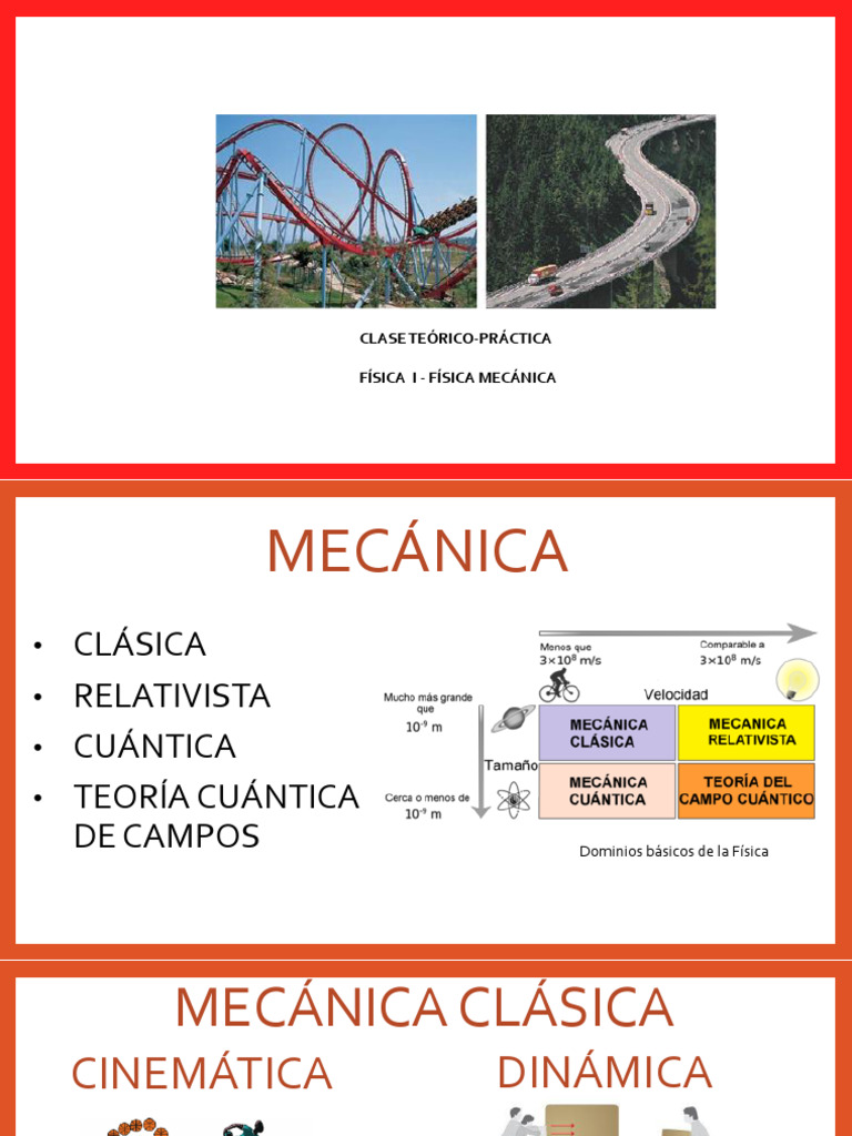 Semana 2 Física 1, Mecánica - Cinemática Lineal | PDF
