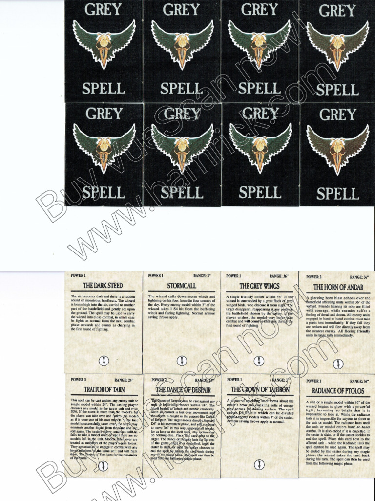 Grey Spells | PDF