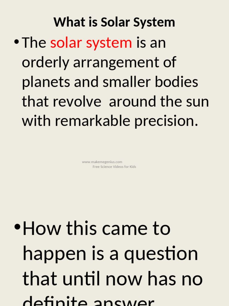 Q4-Module 5. The Solar System | PDF